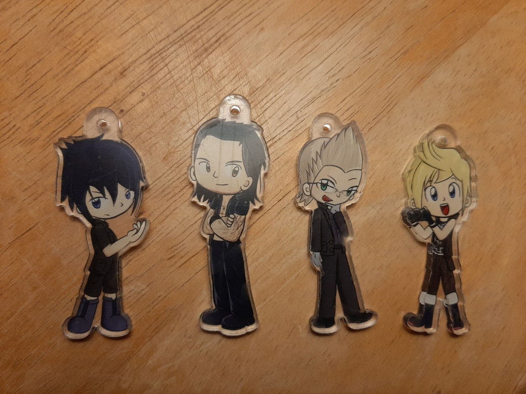 FFXV Chocobros Keychains – Handmade Chibi Acrylic Charms – Perfect ...