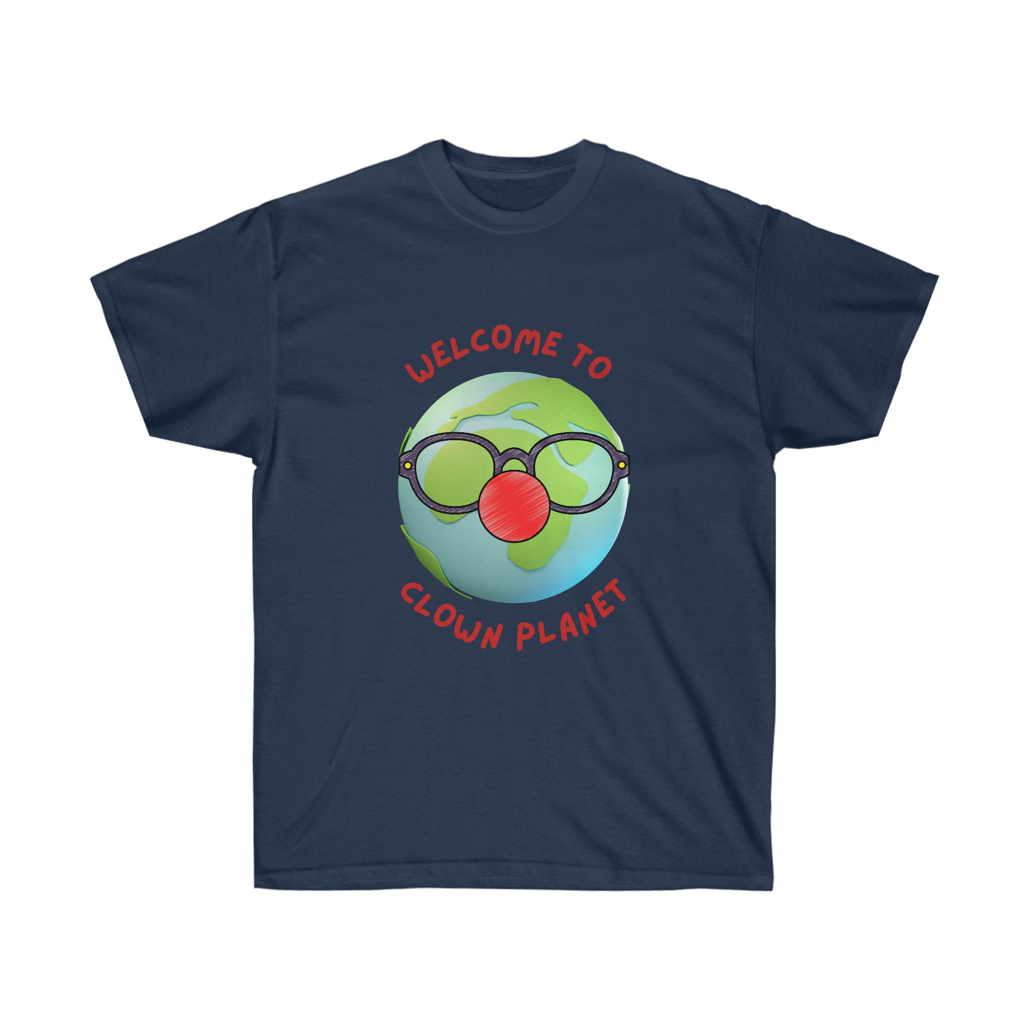 Clown Planet T-shirt - Etsy