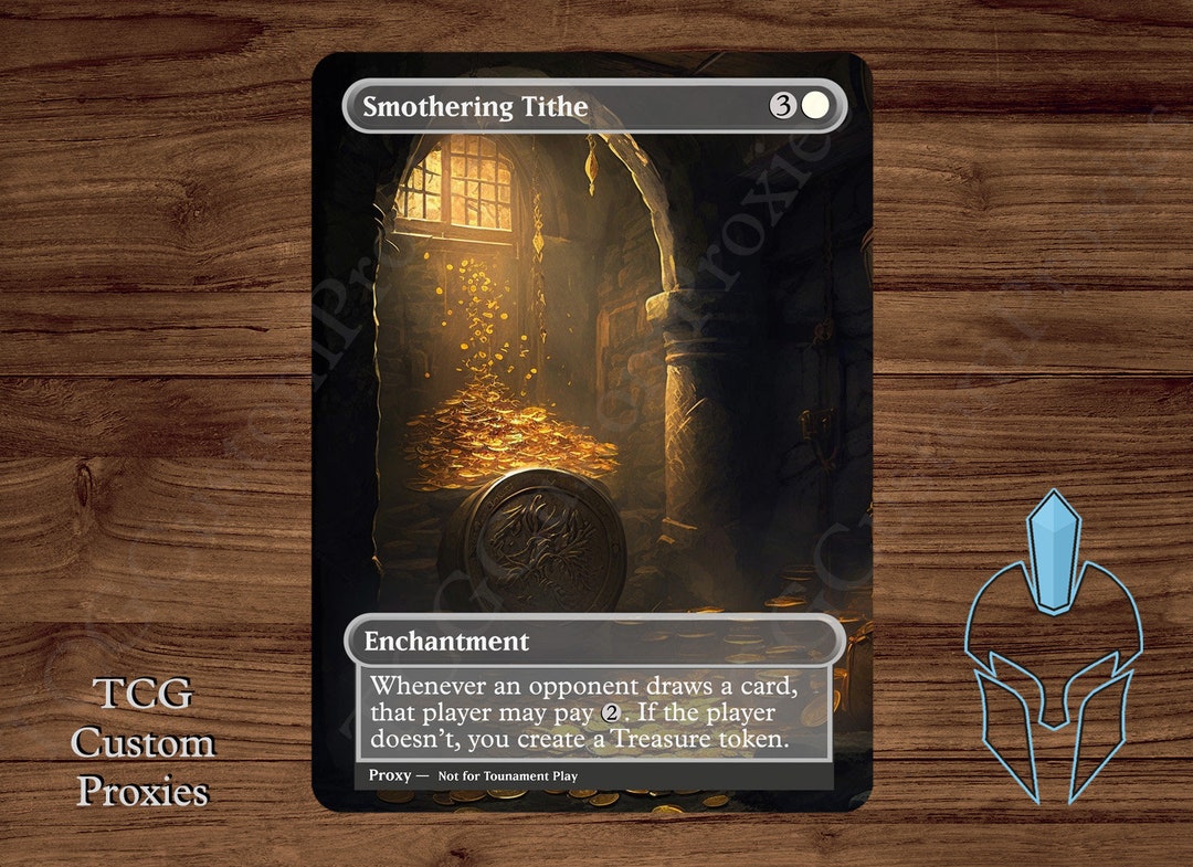 Smothering Tithe - Magic Playtest Proxy - Fullart - Etsy