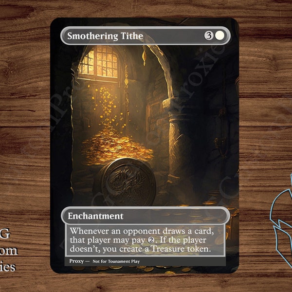 Mtg Smothering Tithe Proxy - Etsy