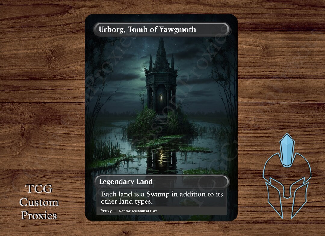 Urborg, Tomb of Yawgmoth - Magic Playtest Proxy - Fullart - Etsy
