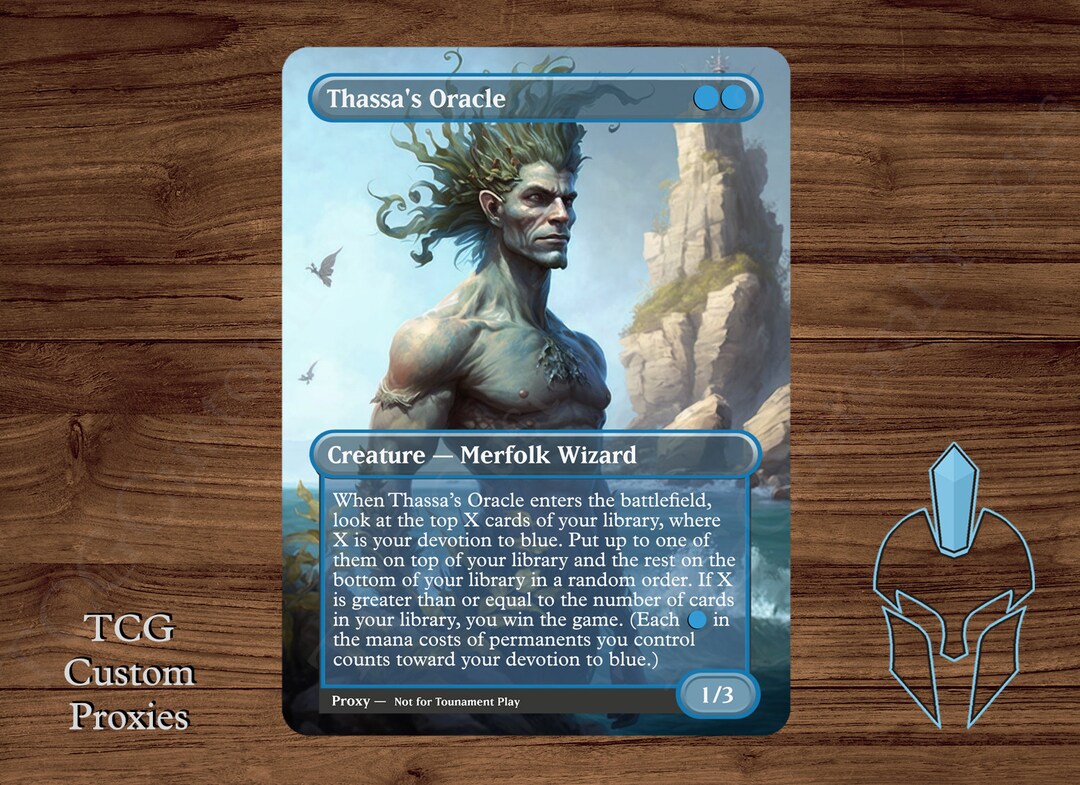 Thassa's Oracle - Magic Playtest Proxy - Fullart - Etsy