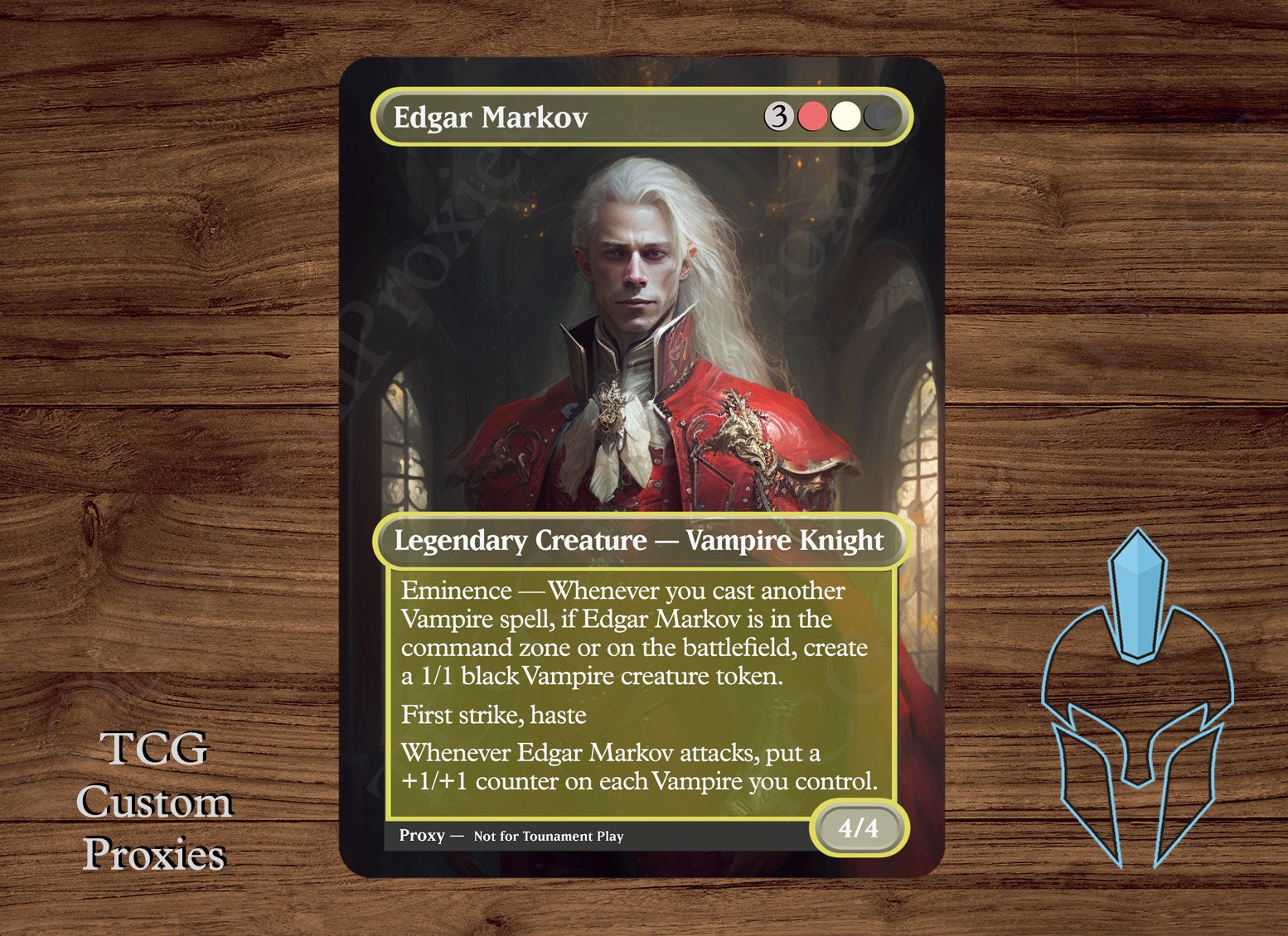 Edgar Markov Magic Playtest Proxy Fullart - Etsy