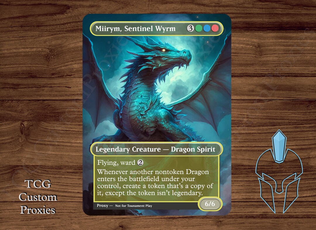 Miirym, Sentinel Wyrm - Magic Playtest Proxy - Fullart - Etsy
