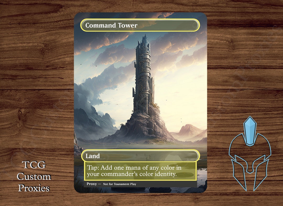 Command Tower - Magic Playtest Proxy - Fullart - Etsy
