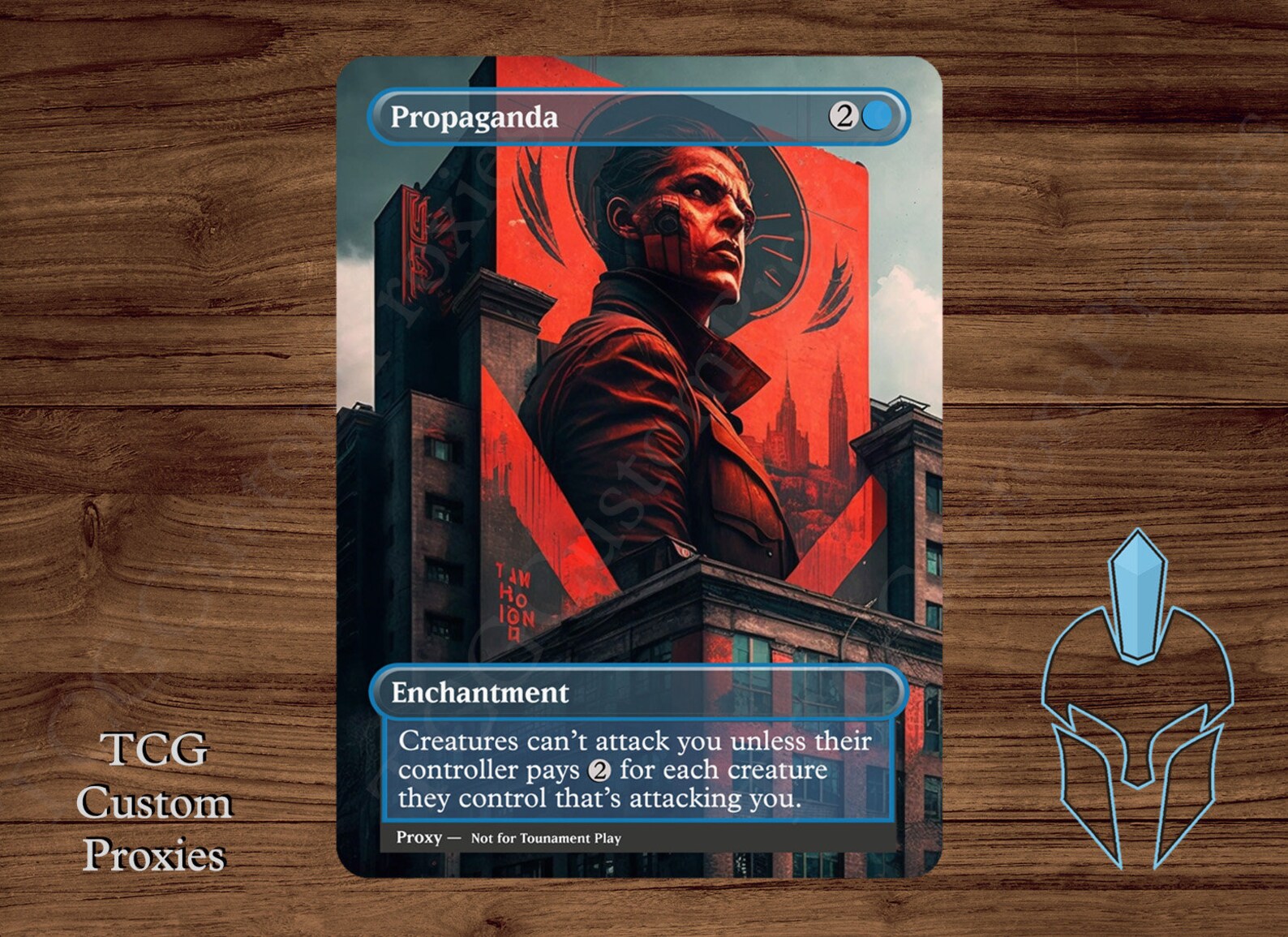 Propaganda Magic Playtest Proxy Fullart - Etsy