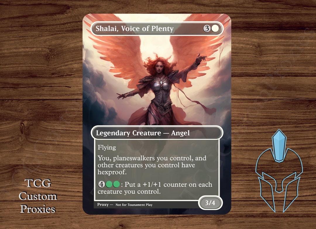 Shalai, Voice of Plenty - Magic Playtest Proxy - Fullart - Etsy
