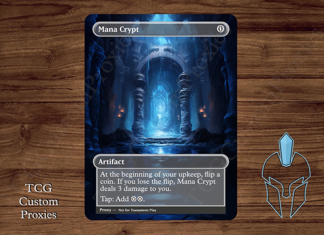 Mana Crypt - Magic Playtest Proxy - Fullart - Etsy