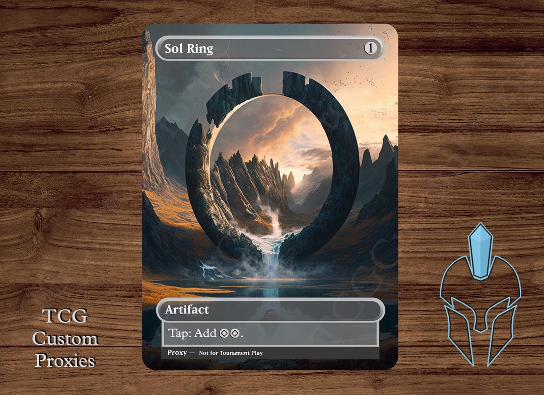 Sol Ring - Magic Playtest Proxy - Fullart - Etsy