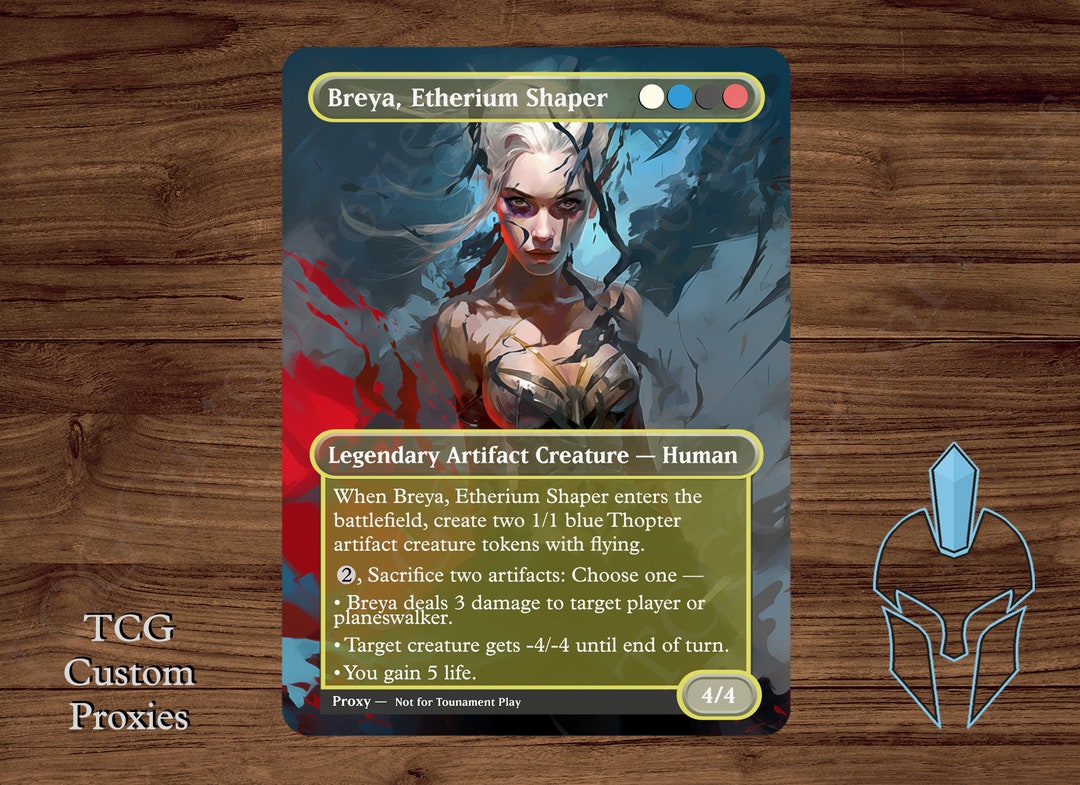Breya, Etherium Shaper - Magic Playtest Proxy - Fullart - Etsy