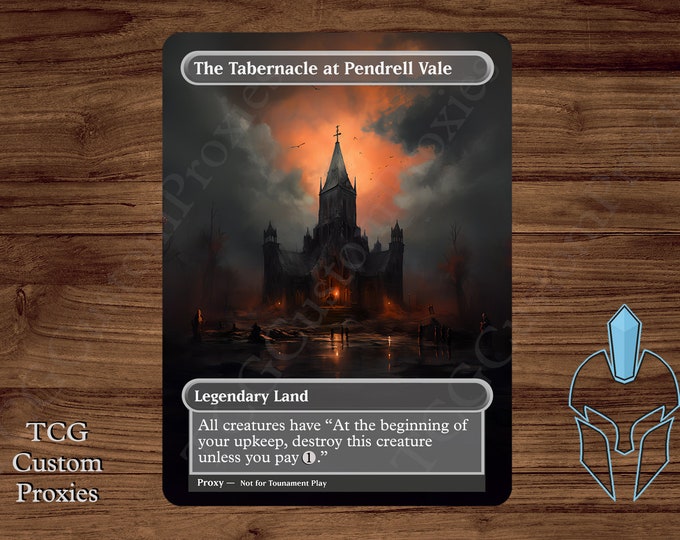 The Tabernacle at Pendrell Vale Magic Playtest Proxy Fullart - Etsy