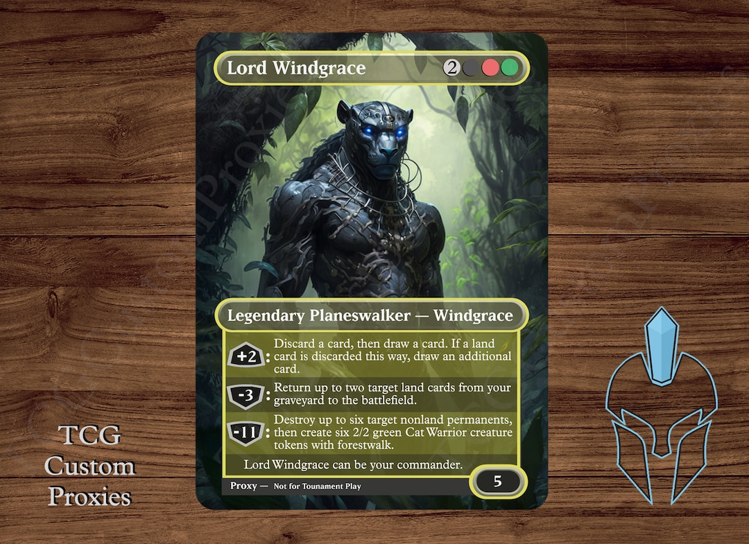 Lord Windgrace - Magic Playtest Proxy - Fullart - Etsy