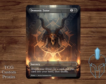 Demonic Tutor - Etsy