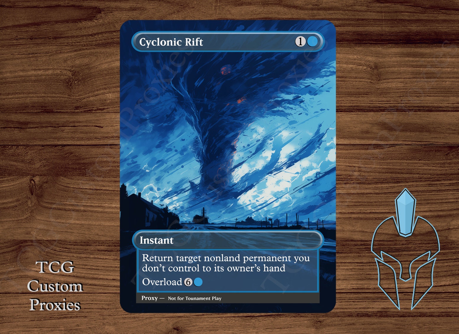 Cyclonic Rift Magic Playtest Proxy Fullart - Etsy