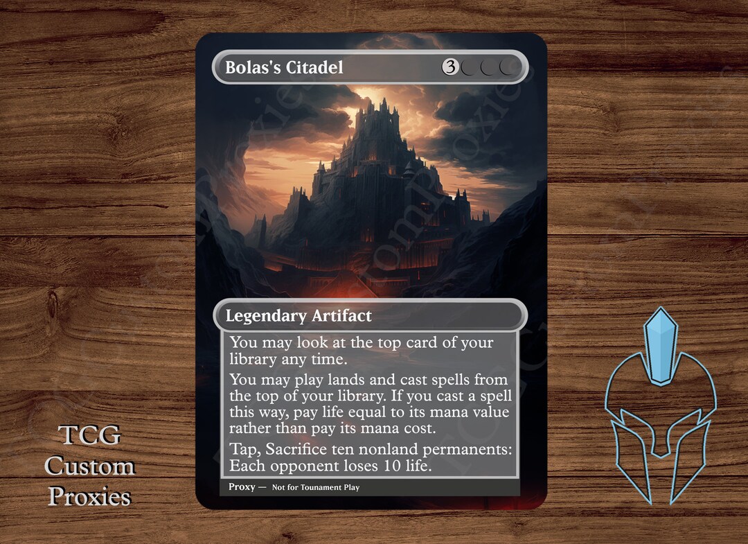 Bolas's Citadel - Magic Playtest Proxy - Fullart - Etsy