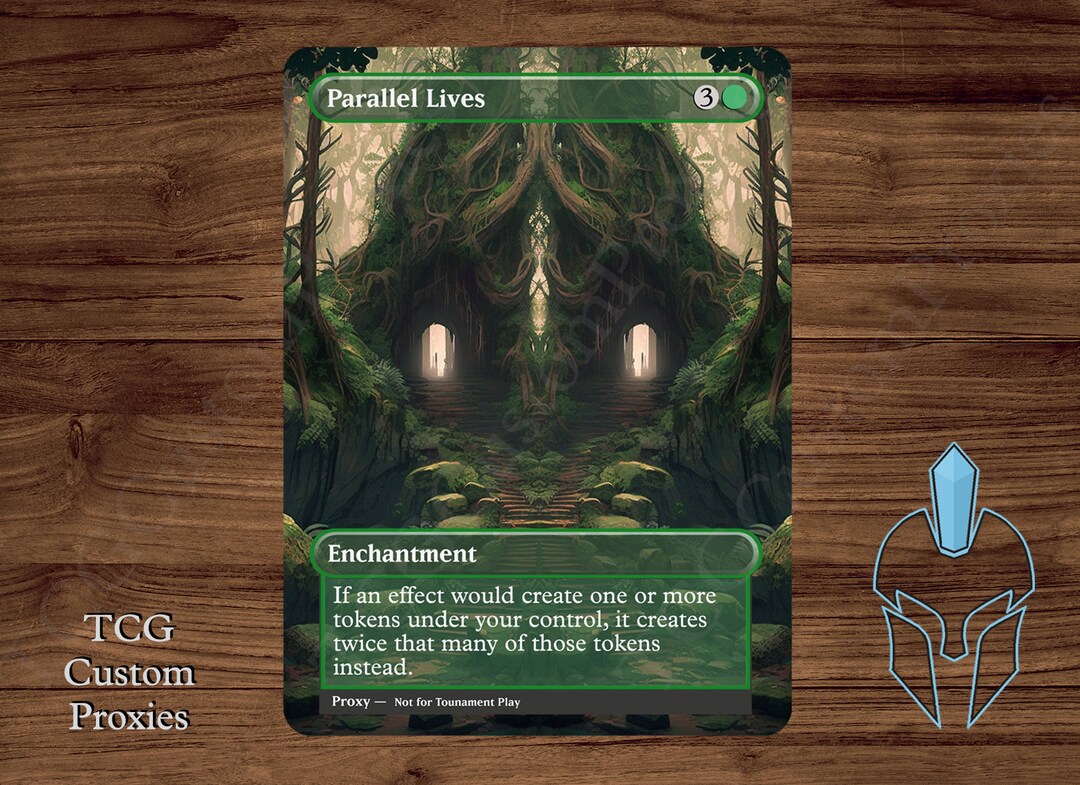 Parallel Lives - Magic Playtest Proxy - Fullart - Etsy