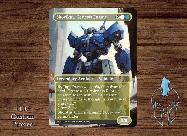Shorikai, Genesis Engine Magic Playtest Proxy Fullart - Etsy