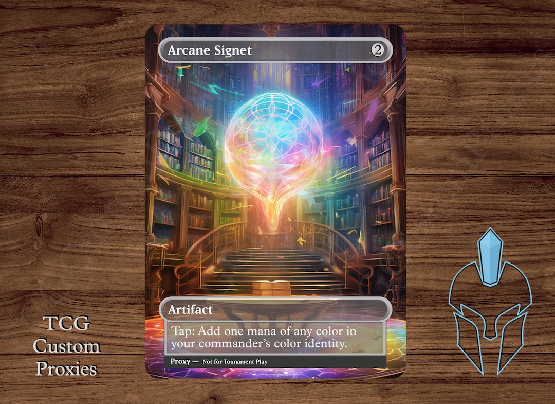 Arcane Signet - Magic Playtest Proxy - Fullart - Etsy