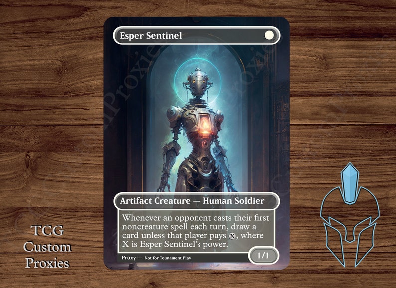 Esper Sentinel Magic Playtest Proxy Fullart - Etsy