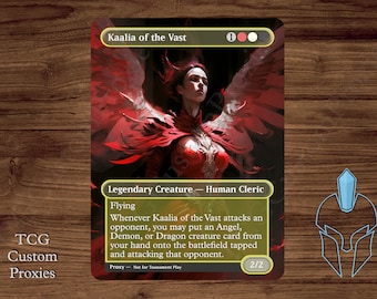 Kaalia of the Vast MTG Custom Cards, Commander Alternate Art Magic MTG ...
