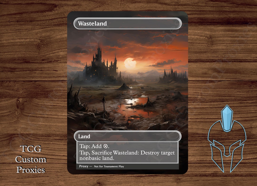 Wasteland - Magic Playtest Proxy - Fullart - Etsy