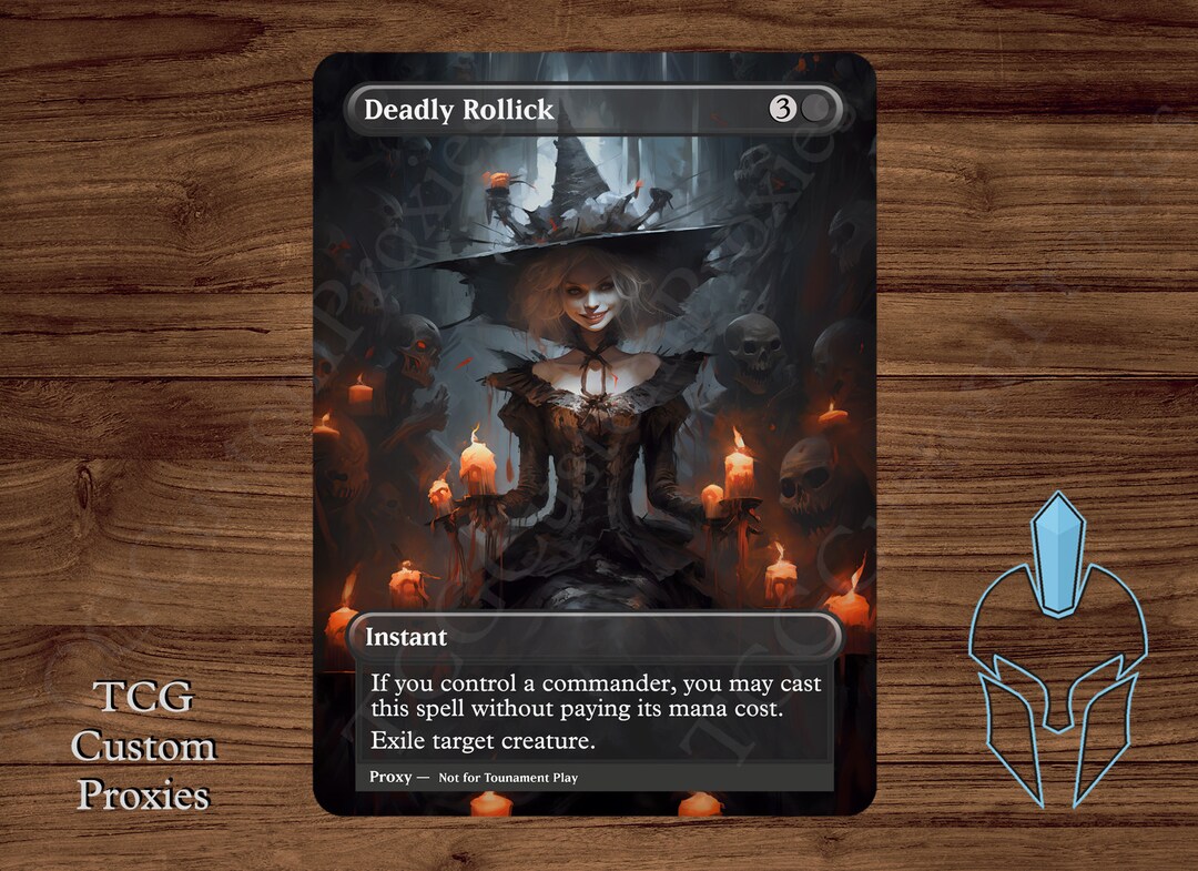Deadly Rollick - Magic Playtest Proxy - Fullart - Etsy