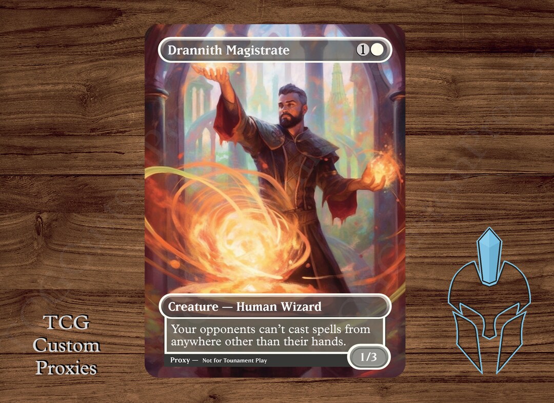 Drannith Magistrate - Magic Playtest Proxy - Fullart - Etsy