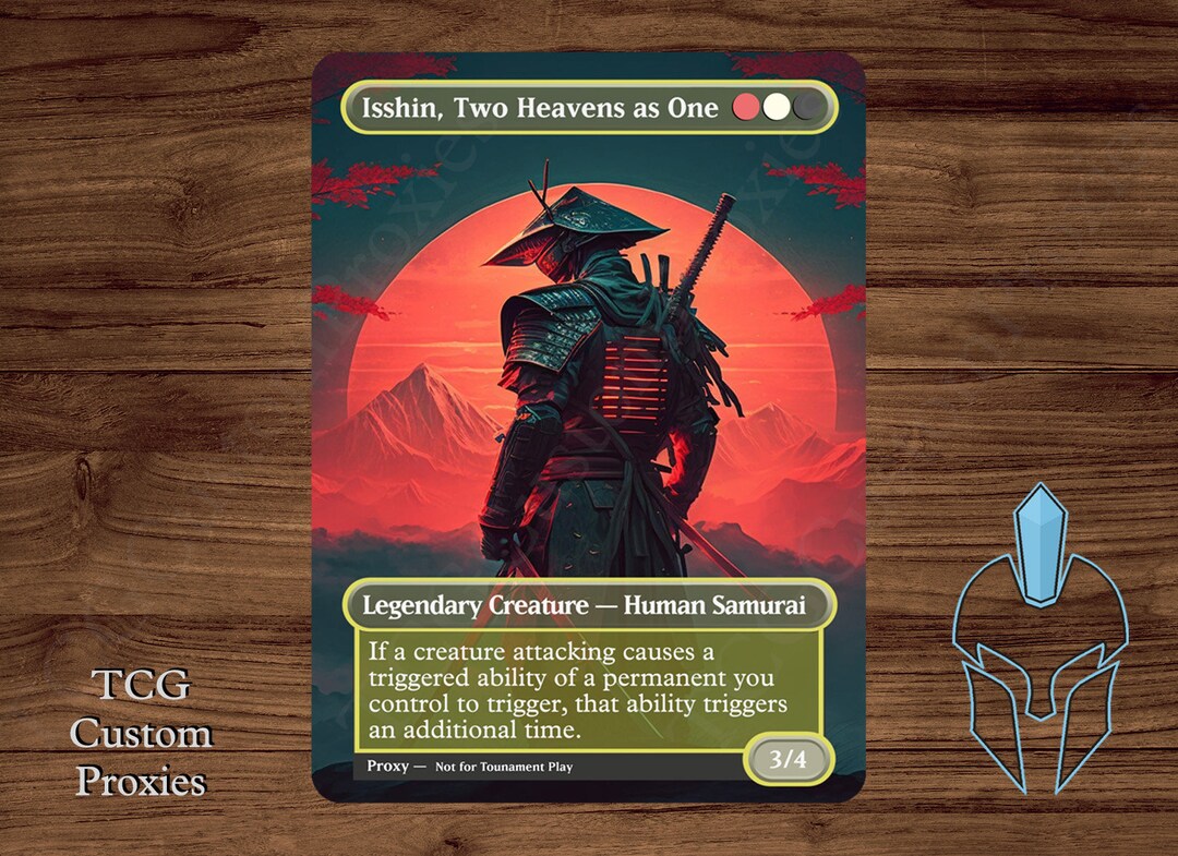 Isshin, Two Heavens as One Magic Playtest Proxy Fullart - Etsy Canada