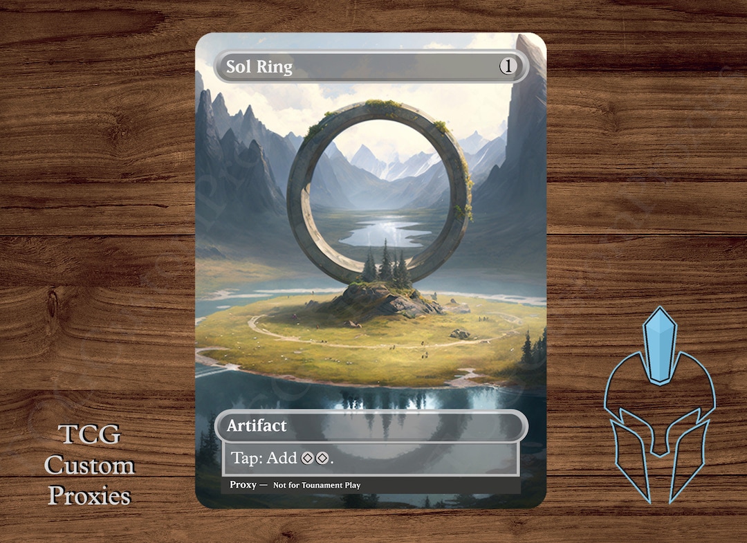 Sol Ring - Magic Playtest Proxy - Fullart - Etsy