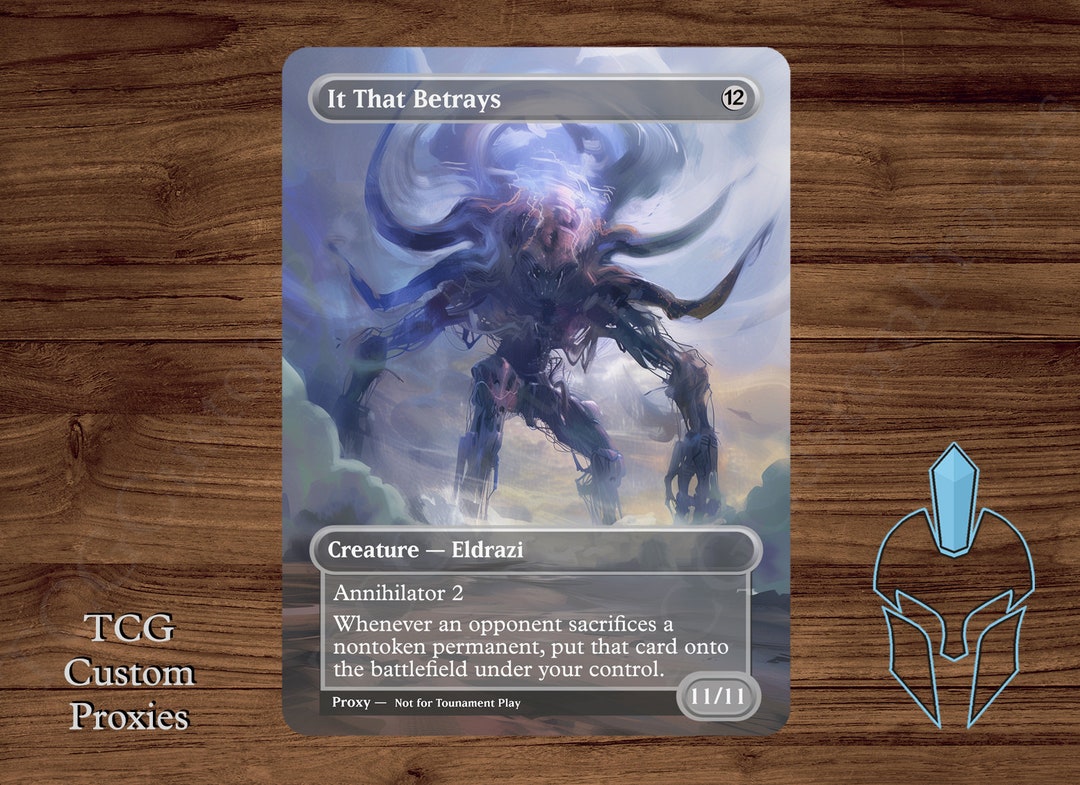 It That Betrays - Magic Playtest Proxy - Fullart - Etsy