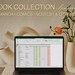 Book Collection Tracker Spreadsheet | Manga, Comics, Novels & Others ...