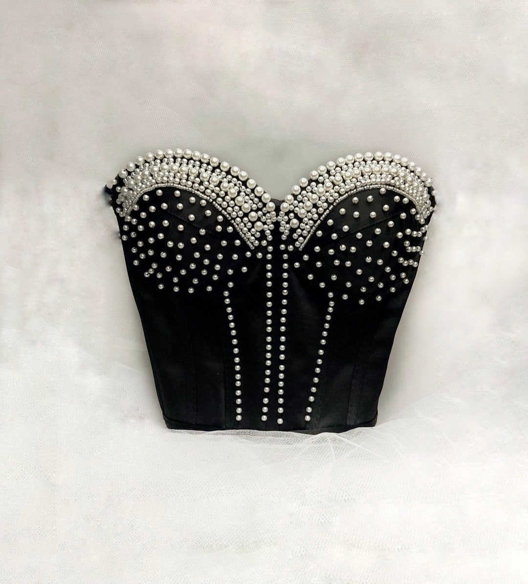 Rhinestone Bustier Crystal Bustier Top Bustier Corset Top Beaded ...