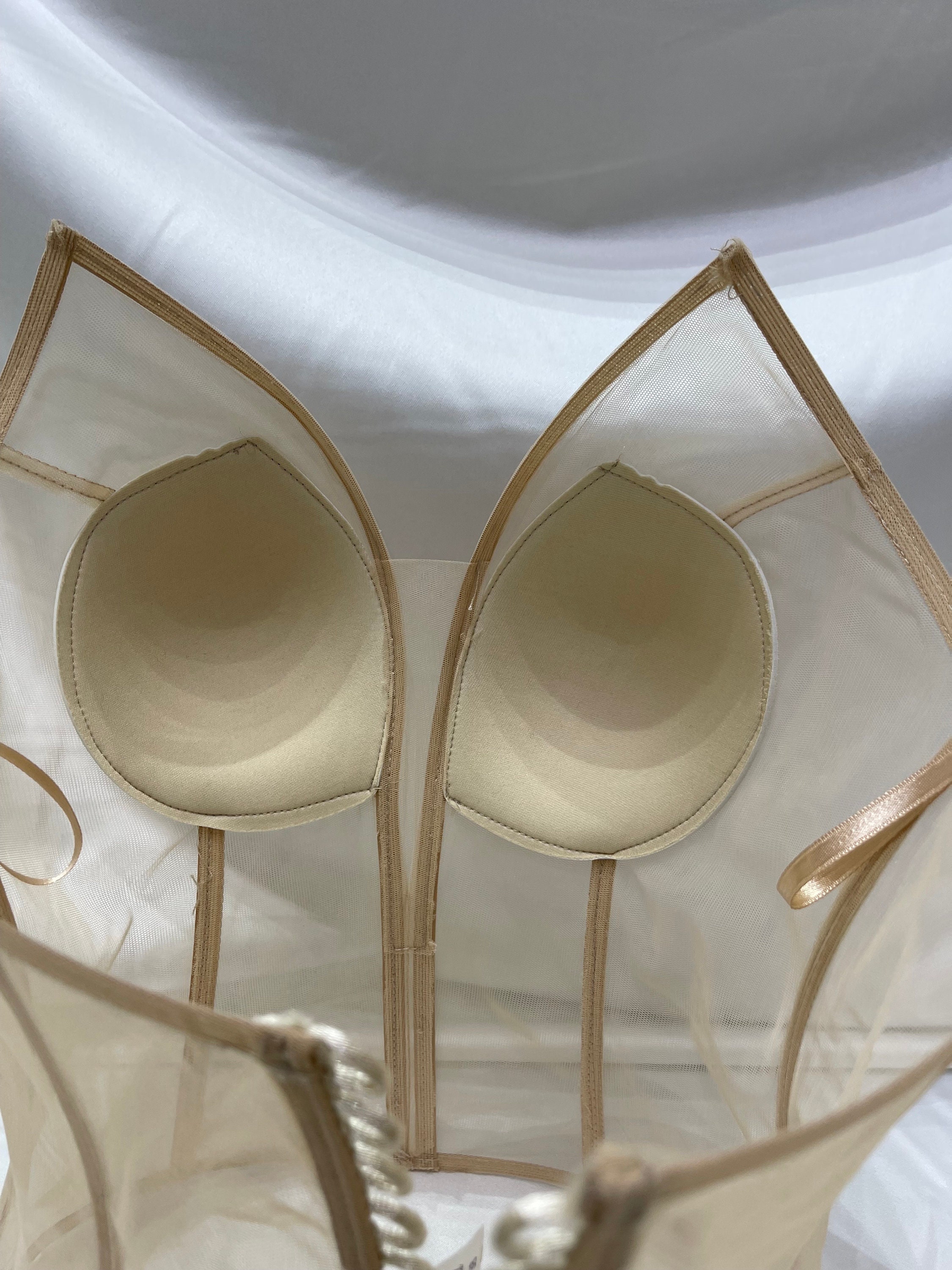 Handmade Transparent Mesh Corset | Bridal Lingerie Bustier Top - Etsy