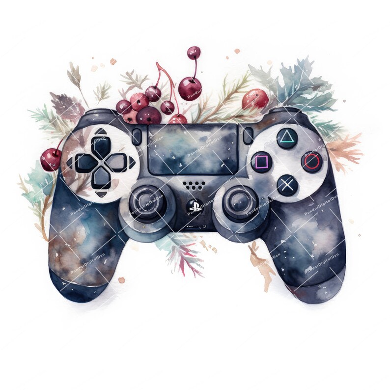 10 Controller Playstation in Different Styles Clipart for Digital ...