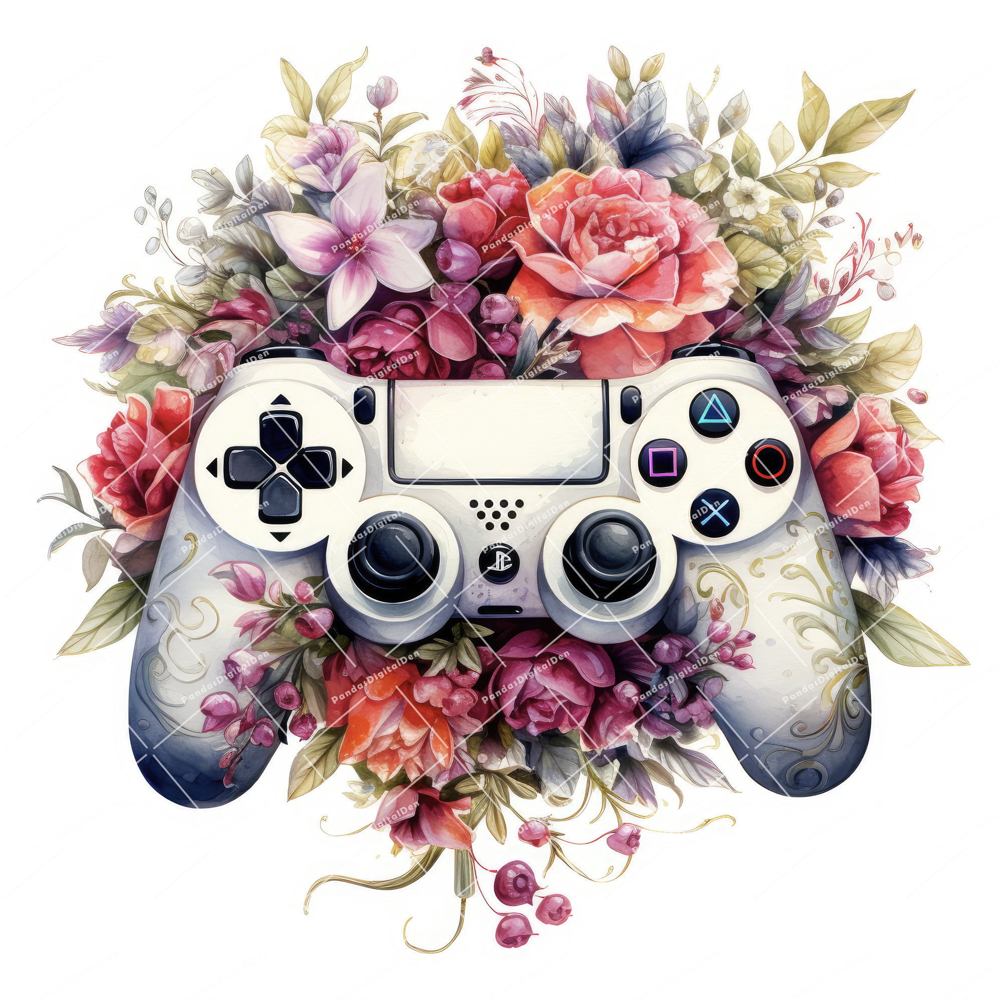 10 Controller Playstation in Different Styles Clipart for Digital ...