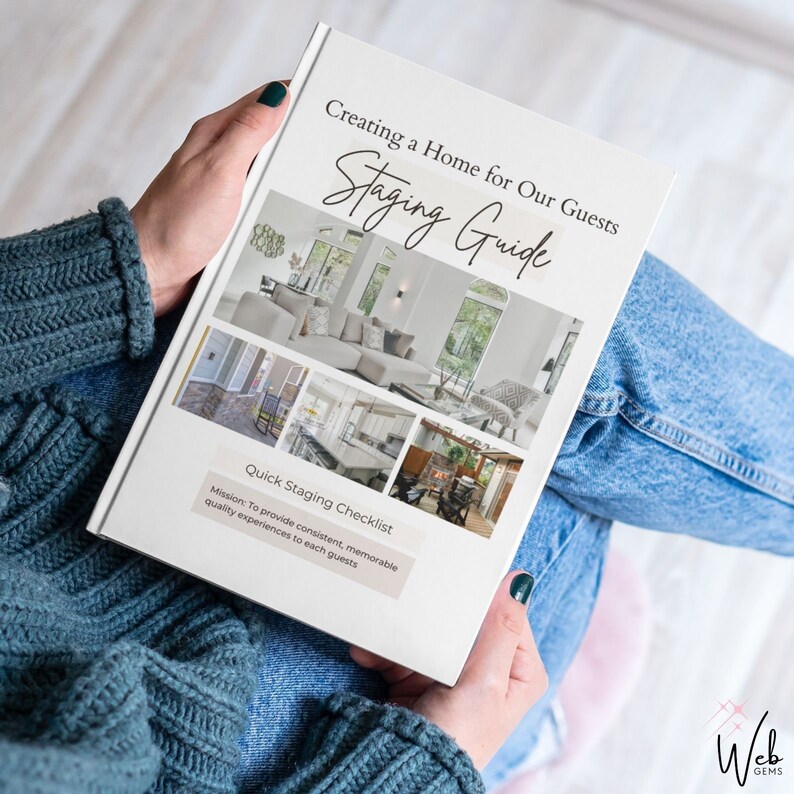 Airbnb Staging Guide, Staging Checklist, Rental Staging Guide Printable ...