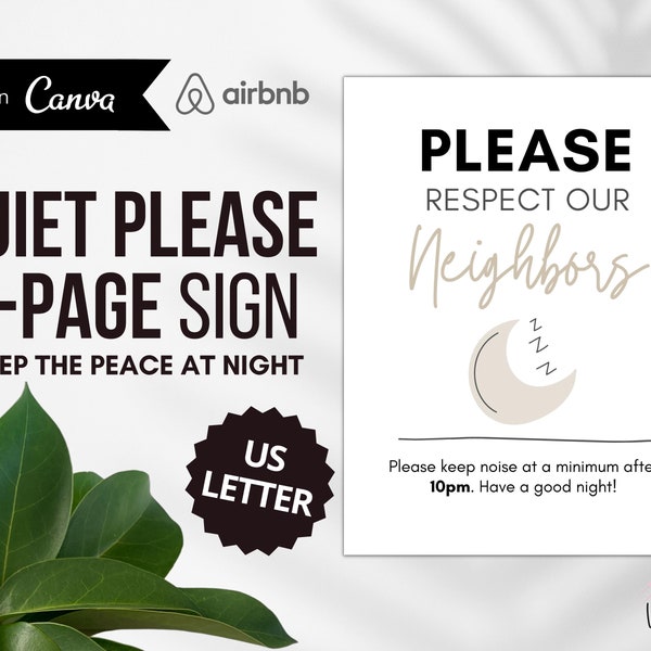 Respect the Neighbors Sign - Etsy UK