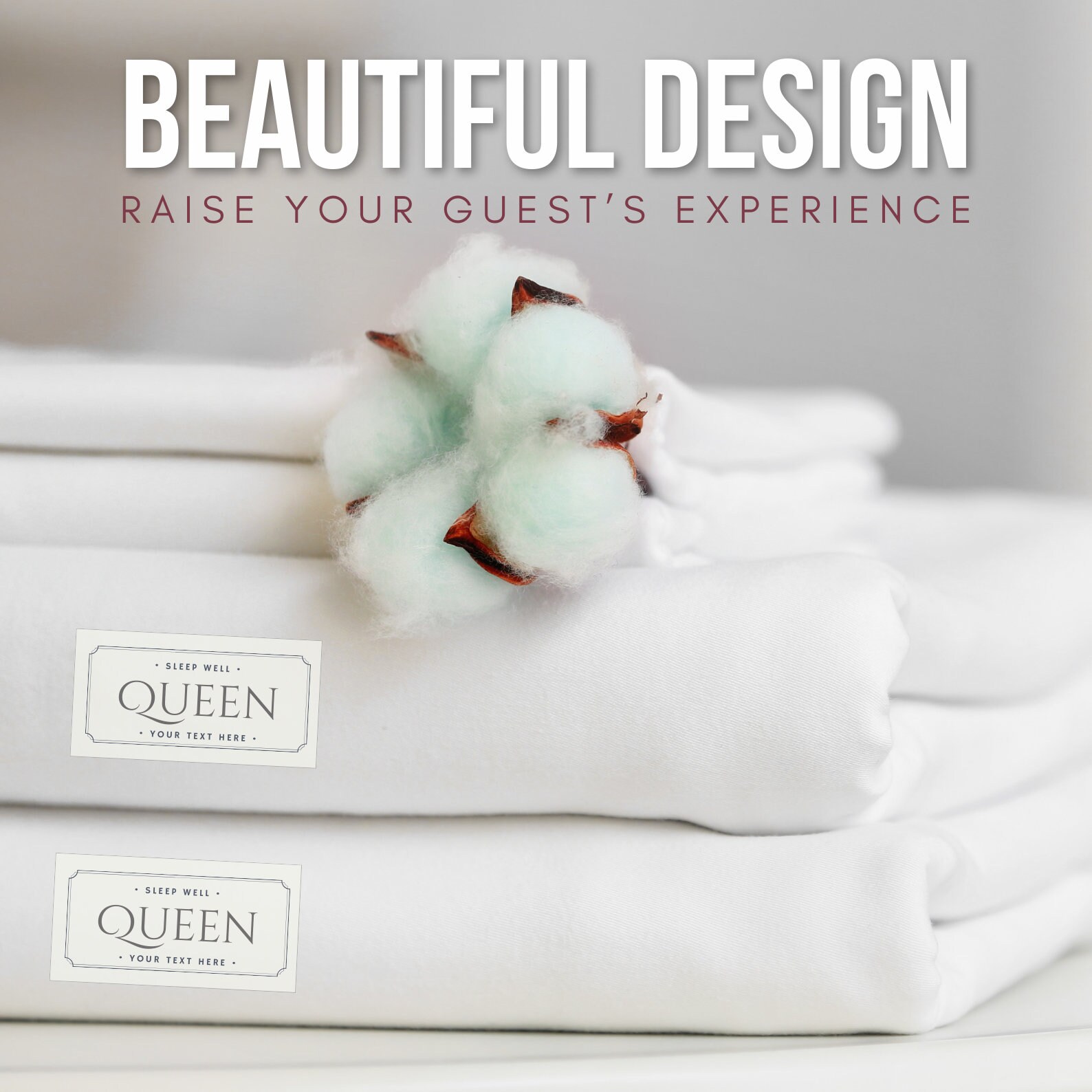 Bed Linen Labels, Bedsheet Organizers, Linen Closet Organizer, Linen ...