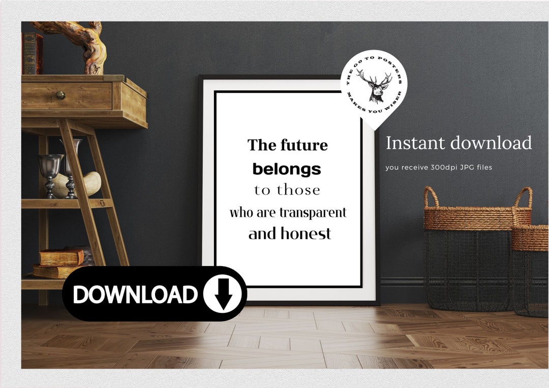 Inspirational Printable Wall Decor Printable Poster Wall Art Digital ...