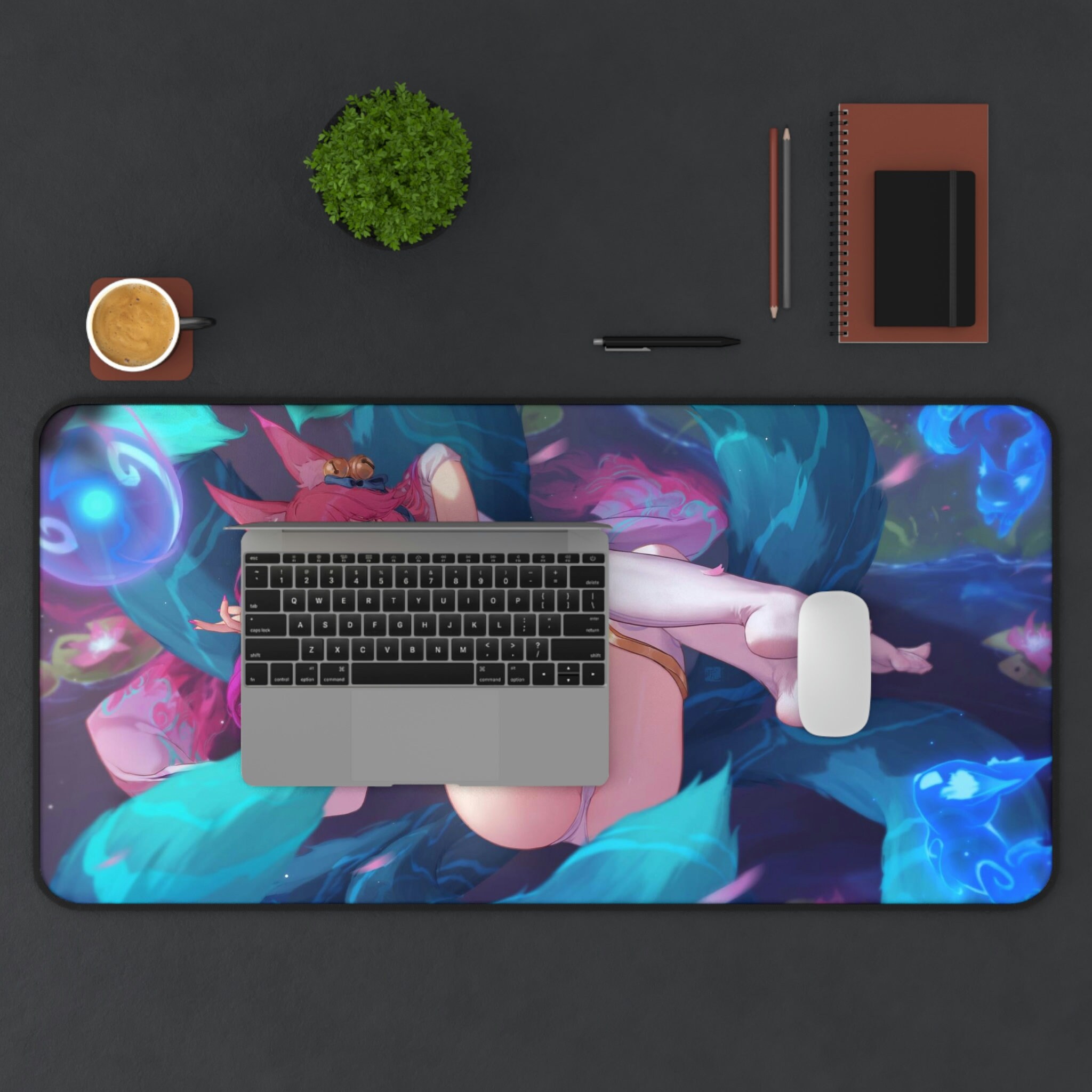 Ahri Lol Desk Mat League of Legends Desk Mat Ahri Mouse - Etsy