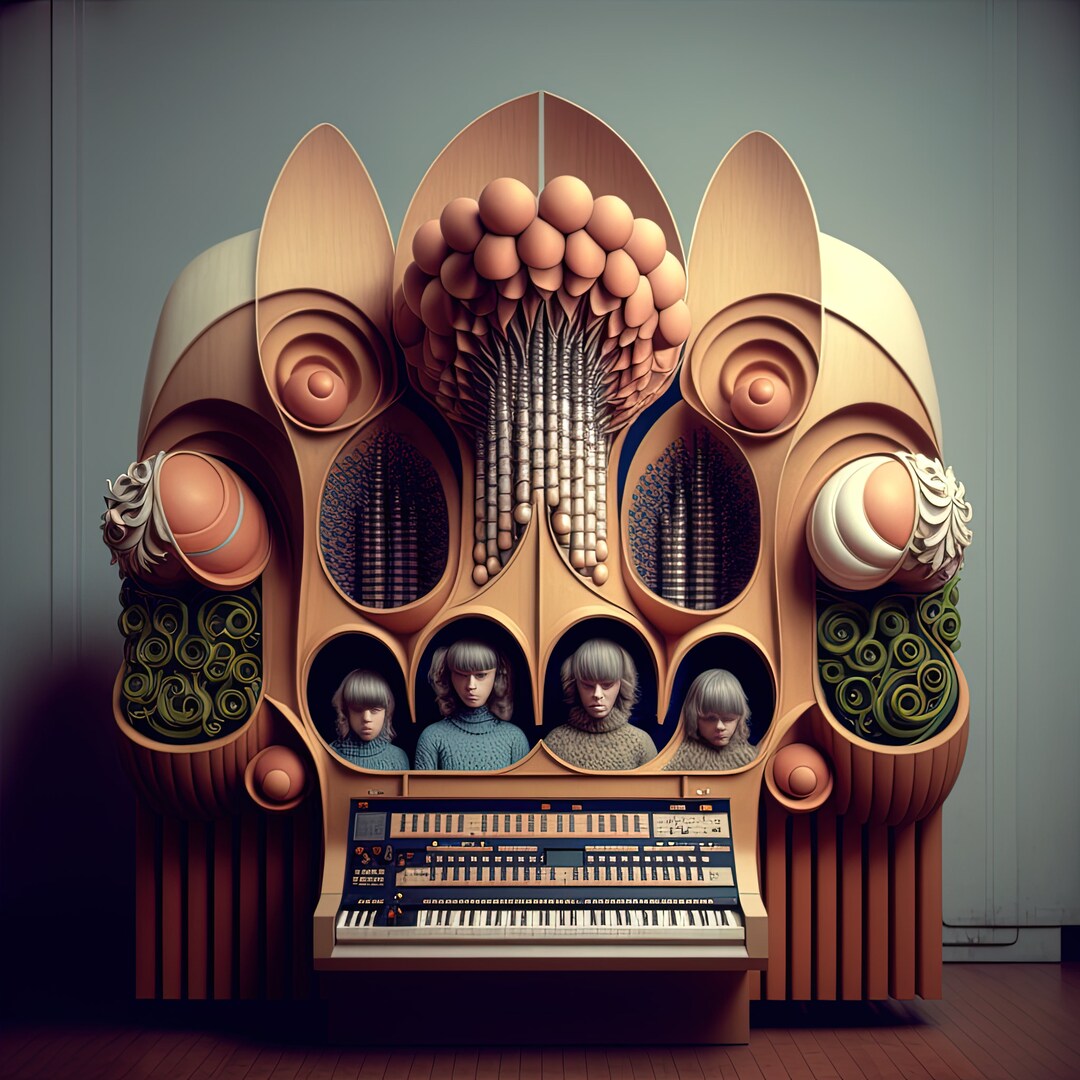 Organ Children No. 2, Printable Wall Art, Digital Art, Wall Art ...