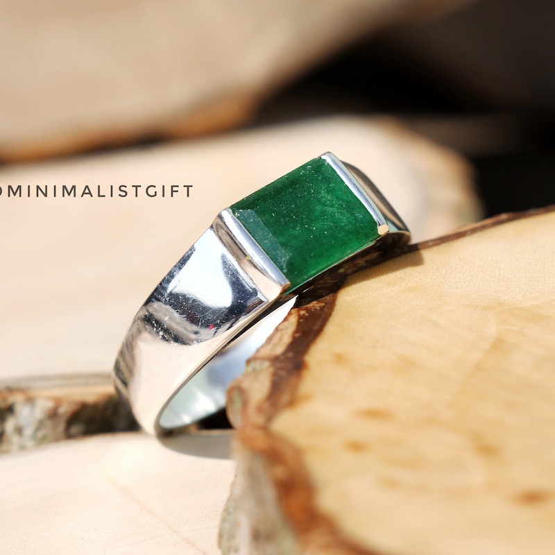 Mens Emerald Rings - Etsy