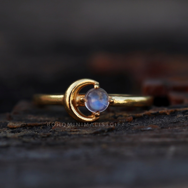 Moon Ring - Etsy