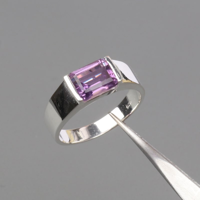 Amethyst Ring - Etsy
