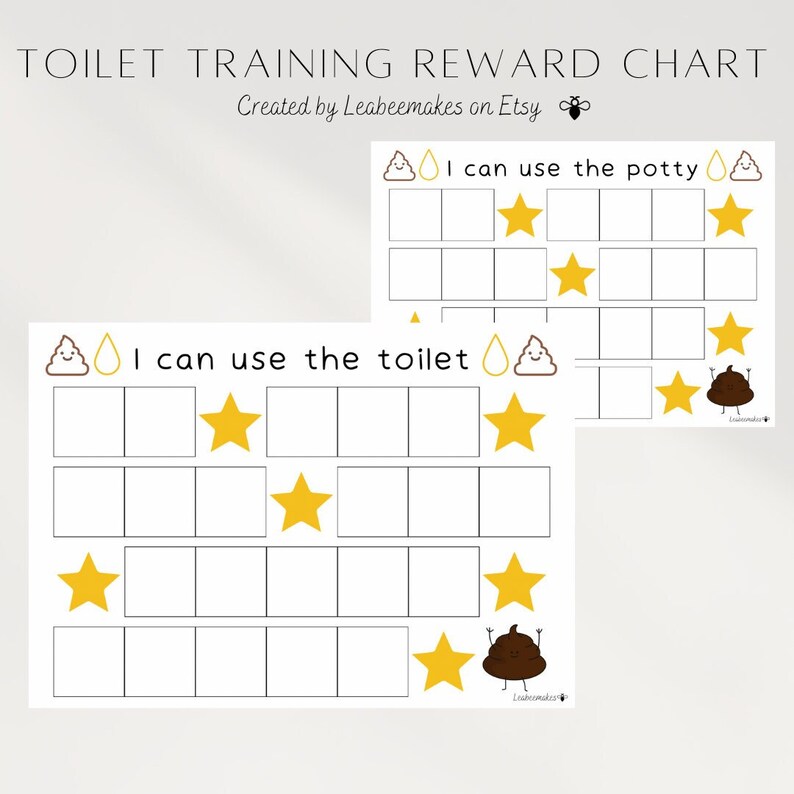 Toilet Training Reward Chart Potty Training Reward Chart Reward Chart ...