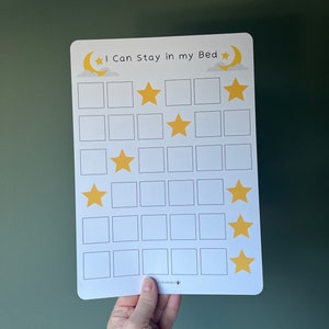 Stay in Bed Reward Chart, Bedtime Reward Chart, Star Chart, Reward ...