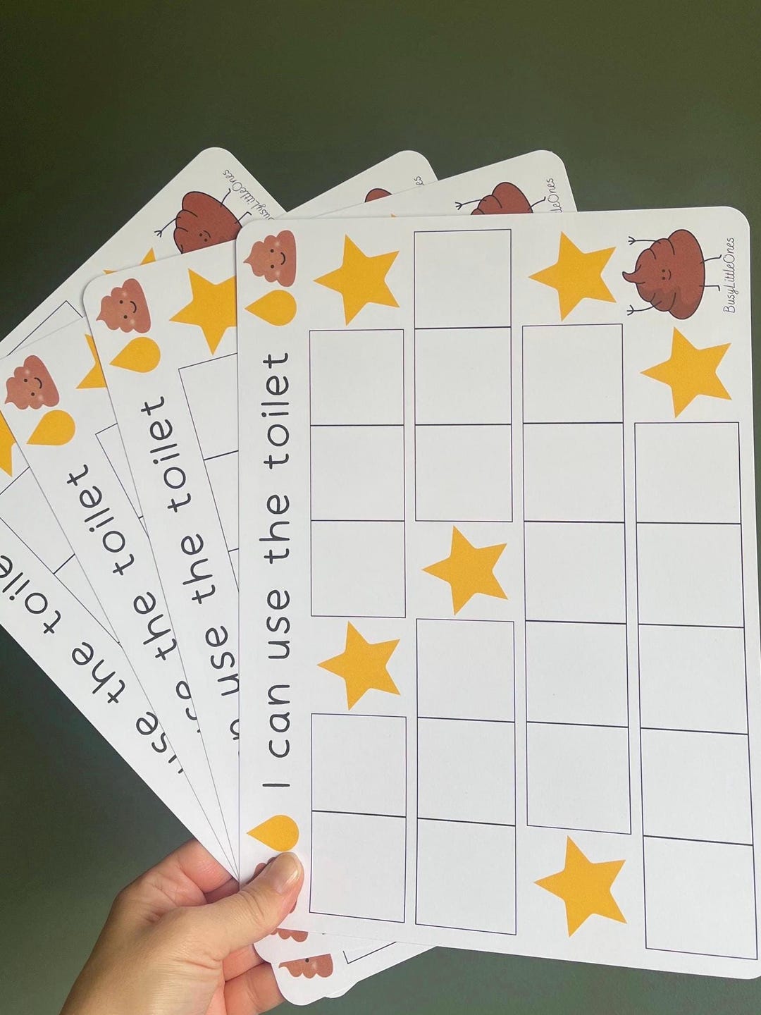 Potty Training Reward Chart | Sticker Tracker, Toilet Training - Etsy