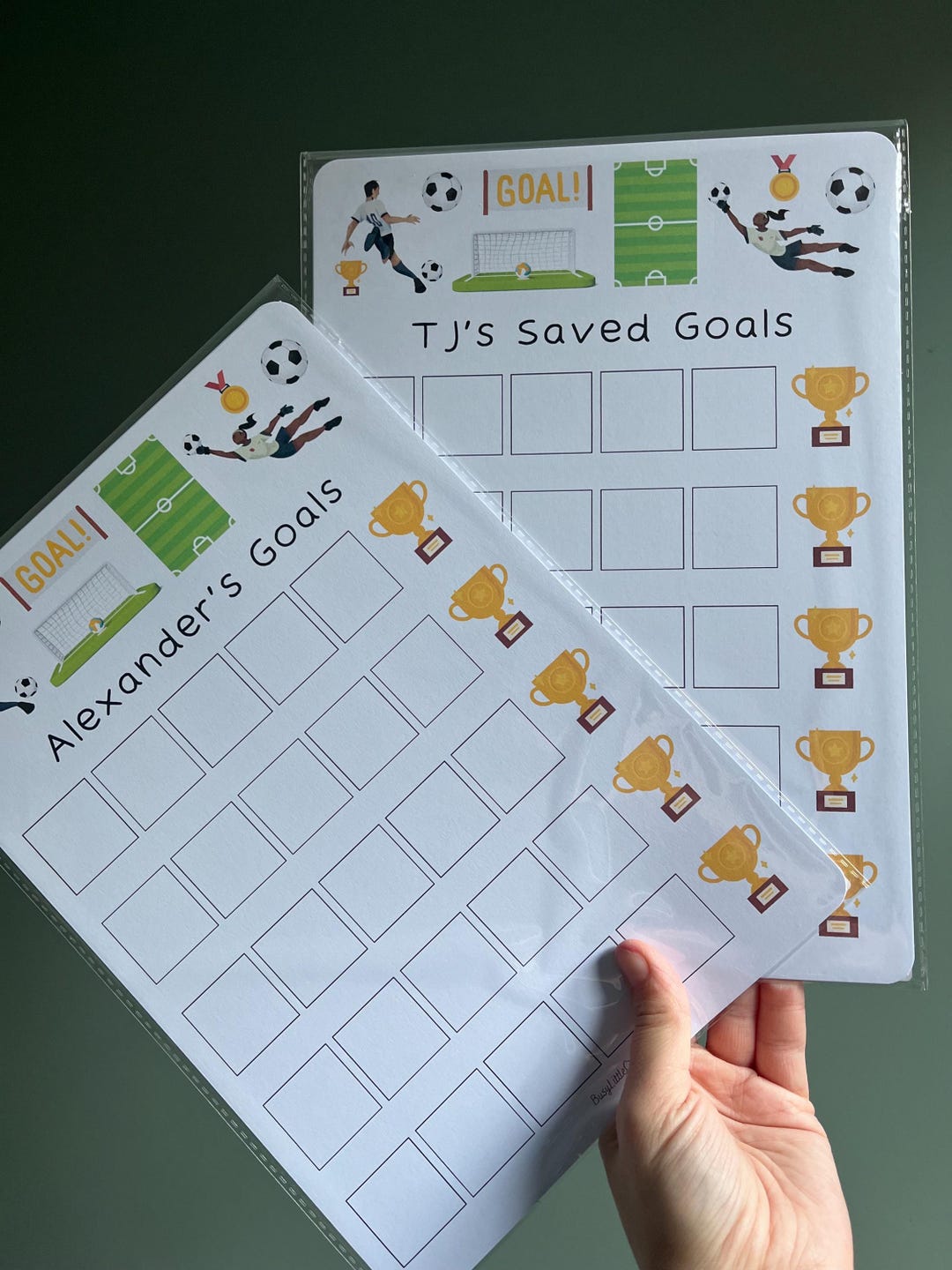 Football goals tracker | goals scored | football sticker chart ...