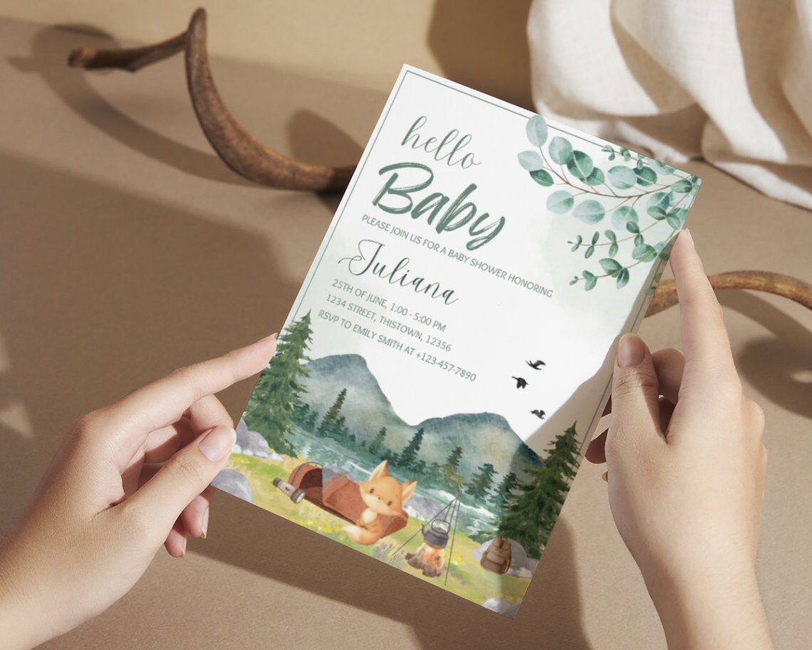 Personalized Baby Shower Invitation, Printable Baby Shower Invitation ...