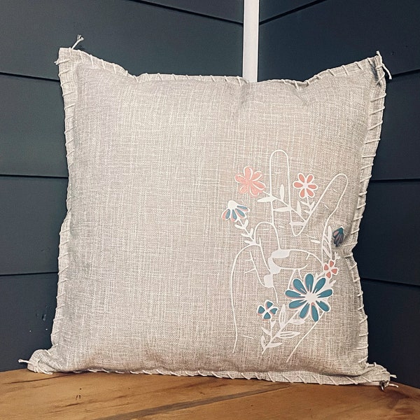 Peace Pillow - Etsy
